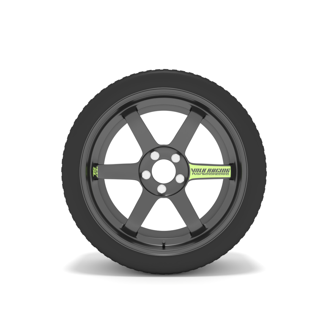 Volk Racing Te37 Rims 3D Model - TurboSquid 1418740