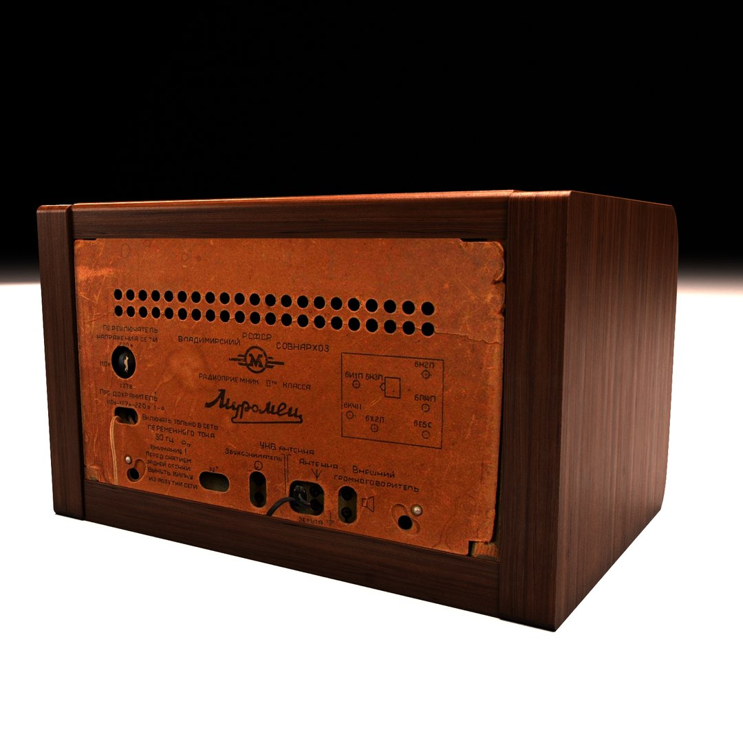 Old soviet radio 3D model - TurboSquid 1501944