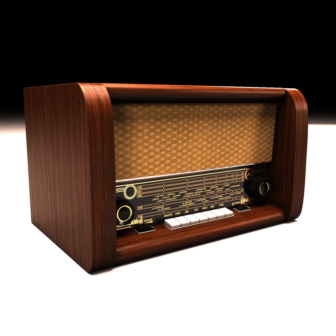 Old soviet radio 3D model - TurboSquid 1501944
