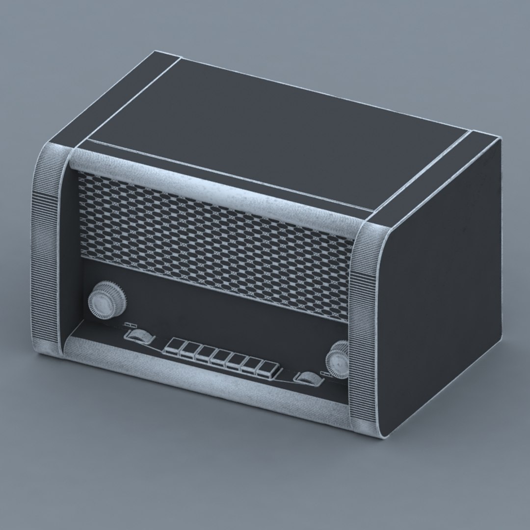 Old soviet radio 3D model - TurboSquid 1501944