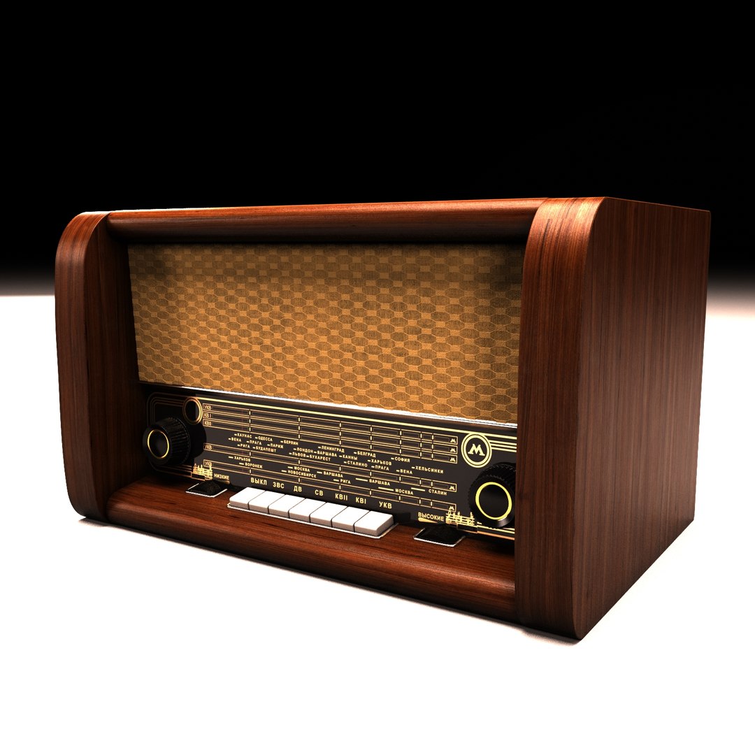 Old soviet radio 3D model - TurboSquid 1501944