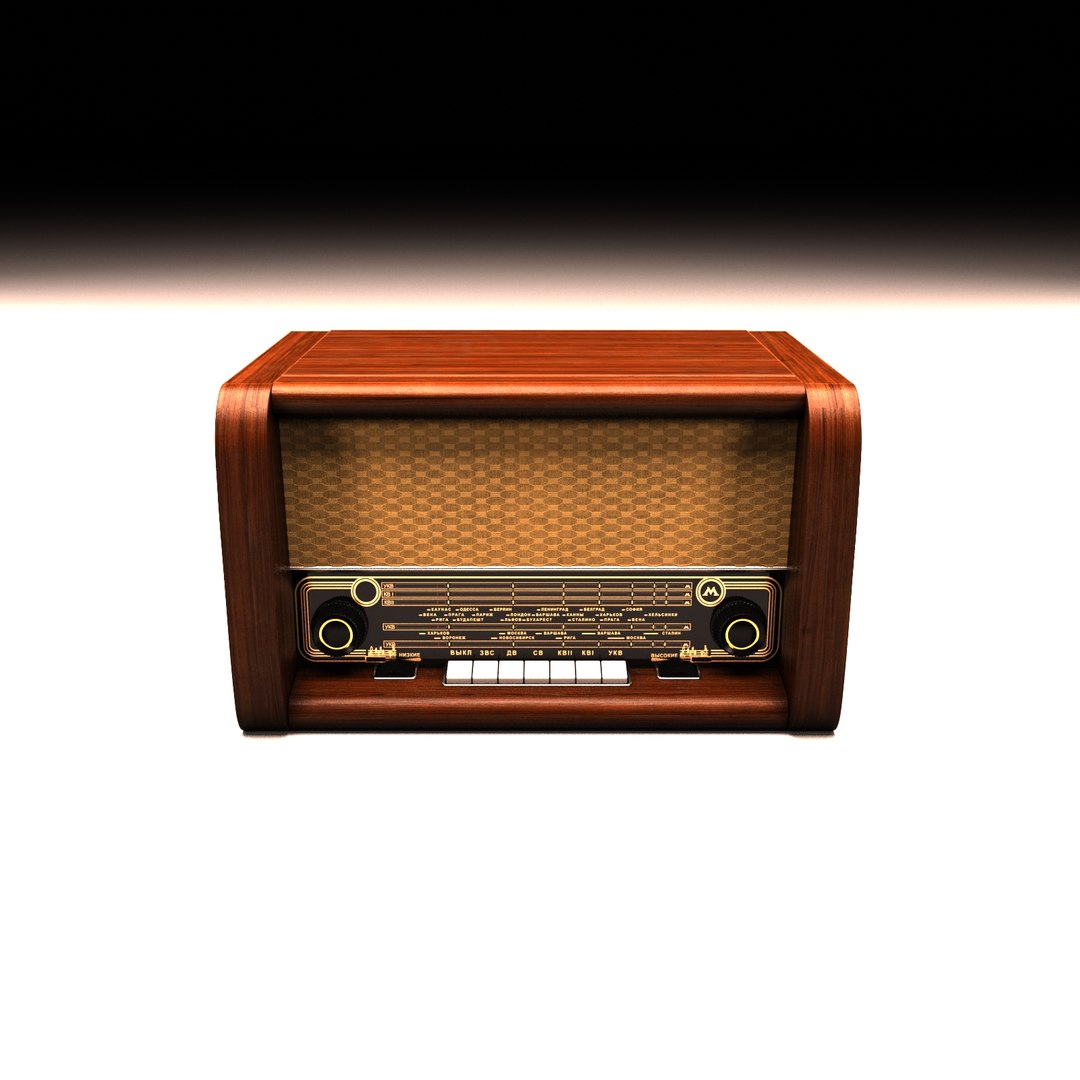 Old soviet radio 3D model - TurboSquid 1501944
