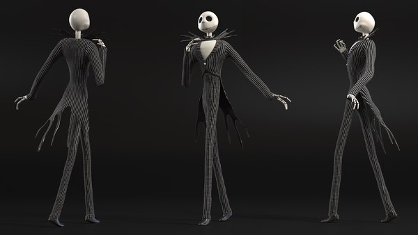 modelo 3d Personaje de Jack Skellington manipulado - TurboSquid 2011348