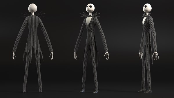 modelo 3d Personaje de Jack Skellington manipulado - TurboSquid 2011348