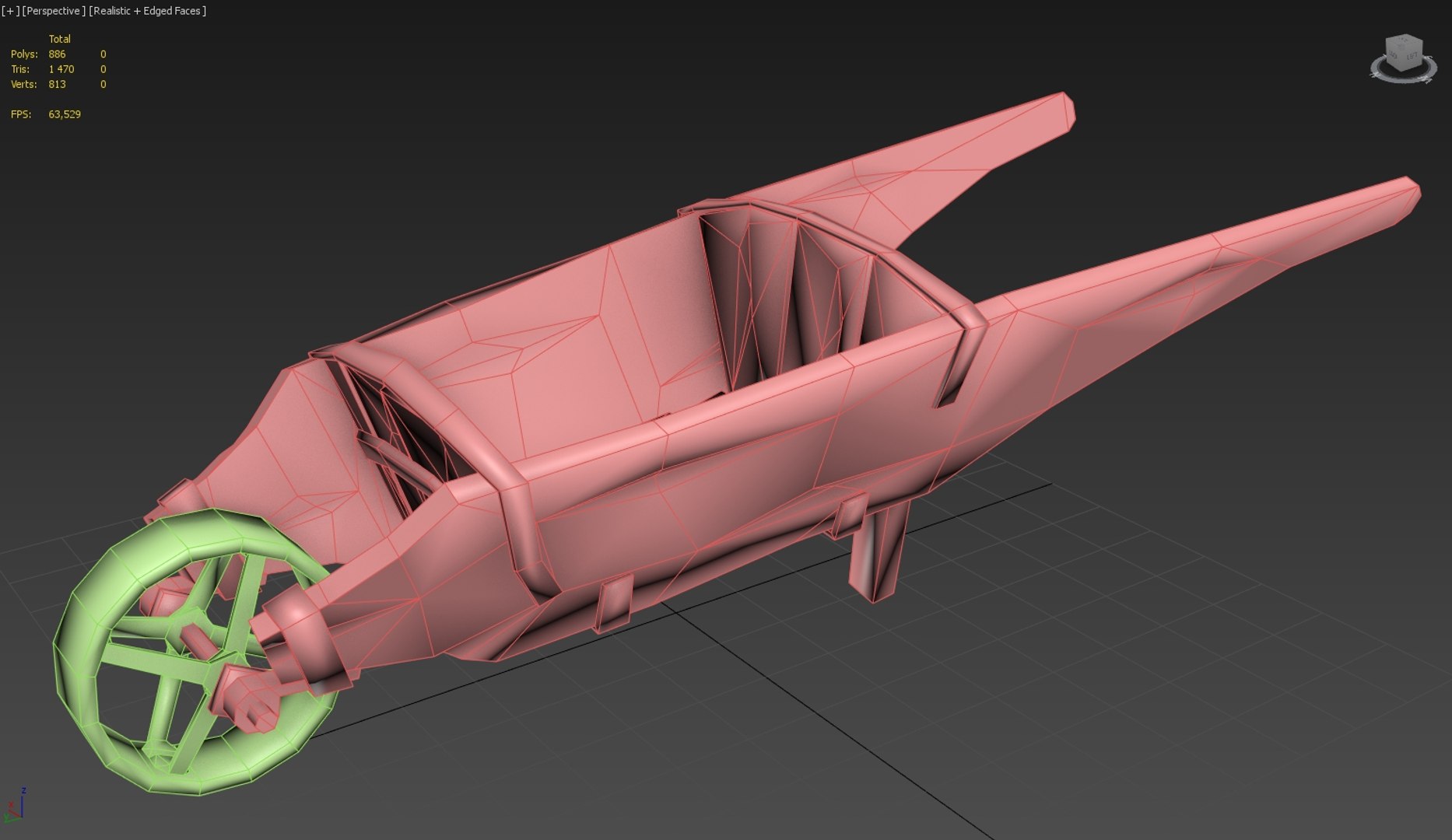 Wheelbarrow 3 WOOD RED GREEN BLUE 3D Model - TurboSquid 2016399
