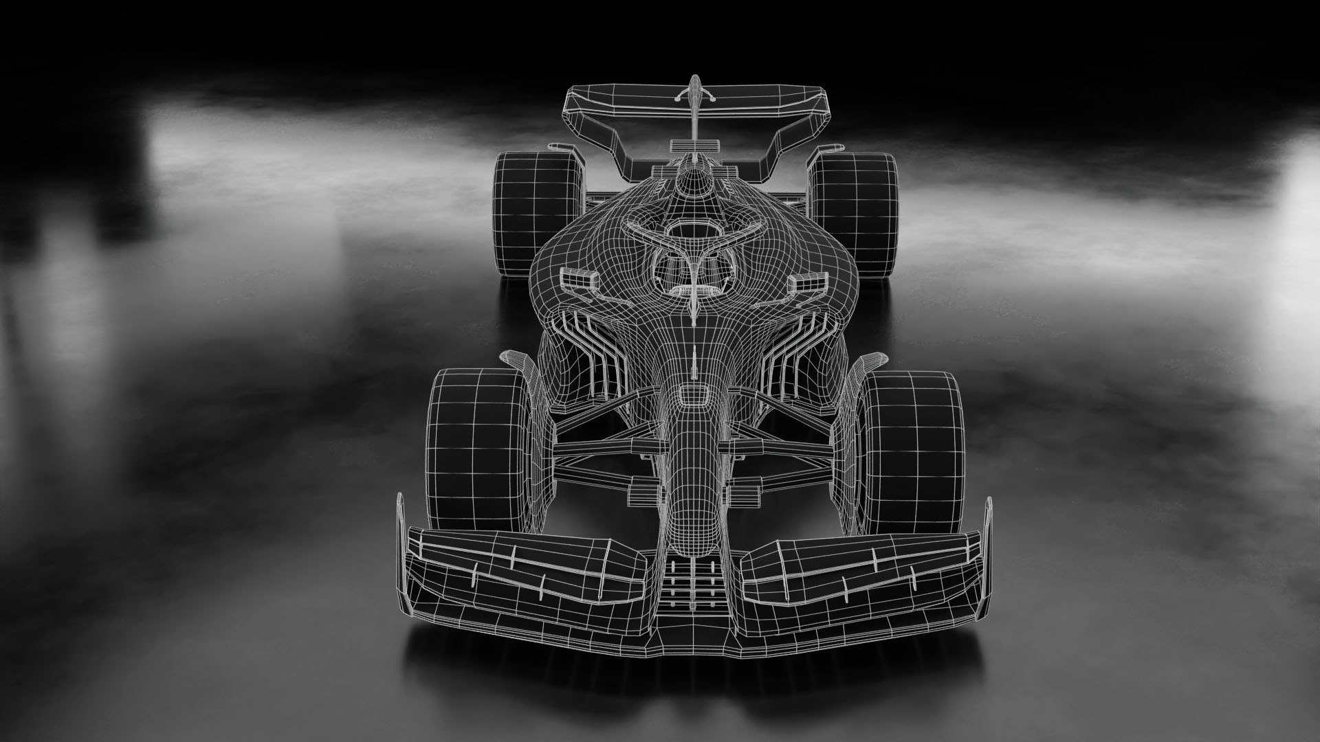 3D Mid Poly And Low Poly Generic Racing Car F1 03 - TurboSquid 2149135