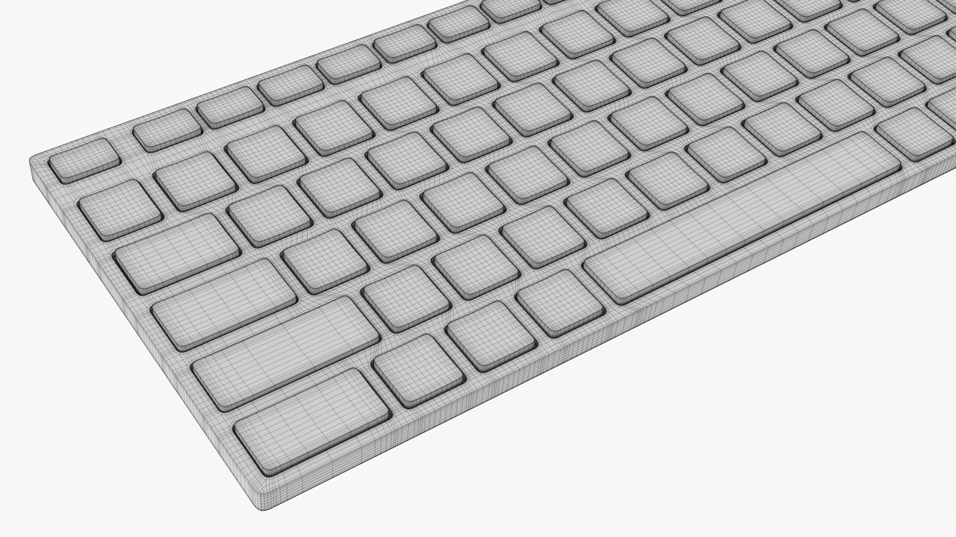 Wireless Keyboard Black 3D Model - TurboSquid 1733771