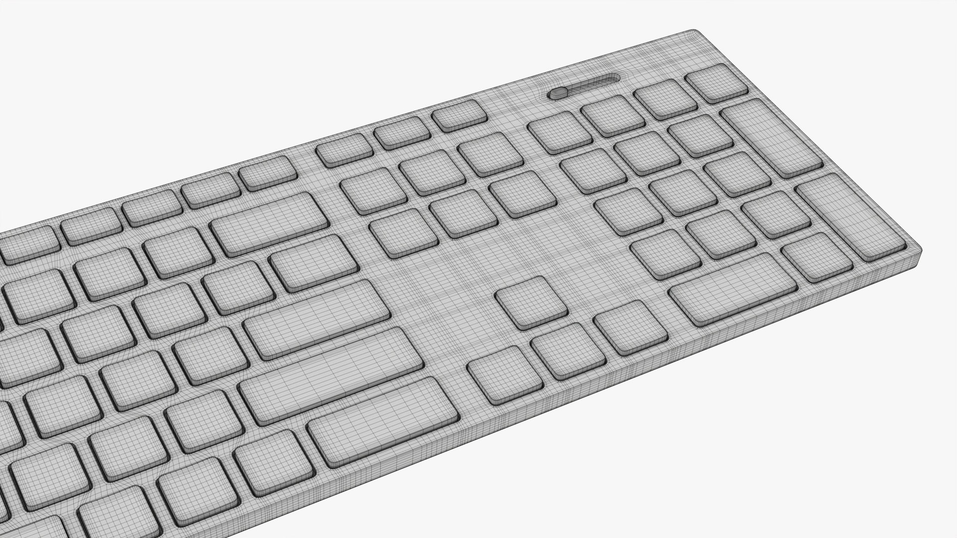 Wireless Keyboard Black 3D Model - TurboSquid 1733771