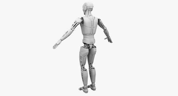 Sci-fi male female robots 3D model - TurboSquid 1360518