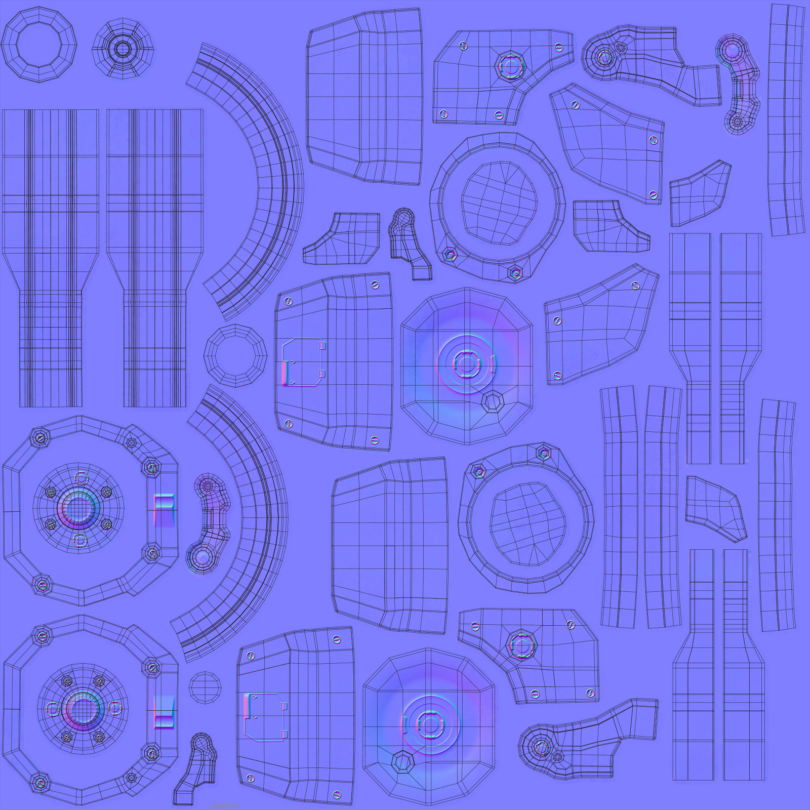 Sci-fi male female robots 3D model - TurboSquid 1360518