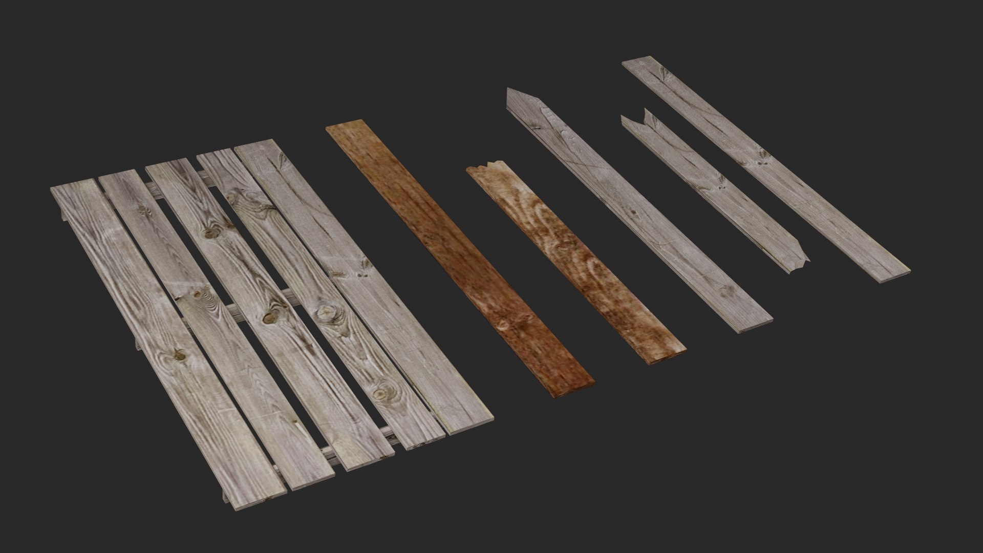 Plank Wood 3D Model - TurboSquid 1772621
