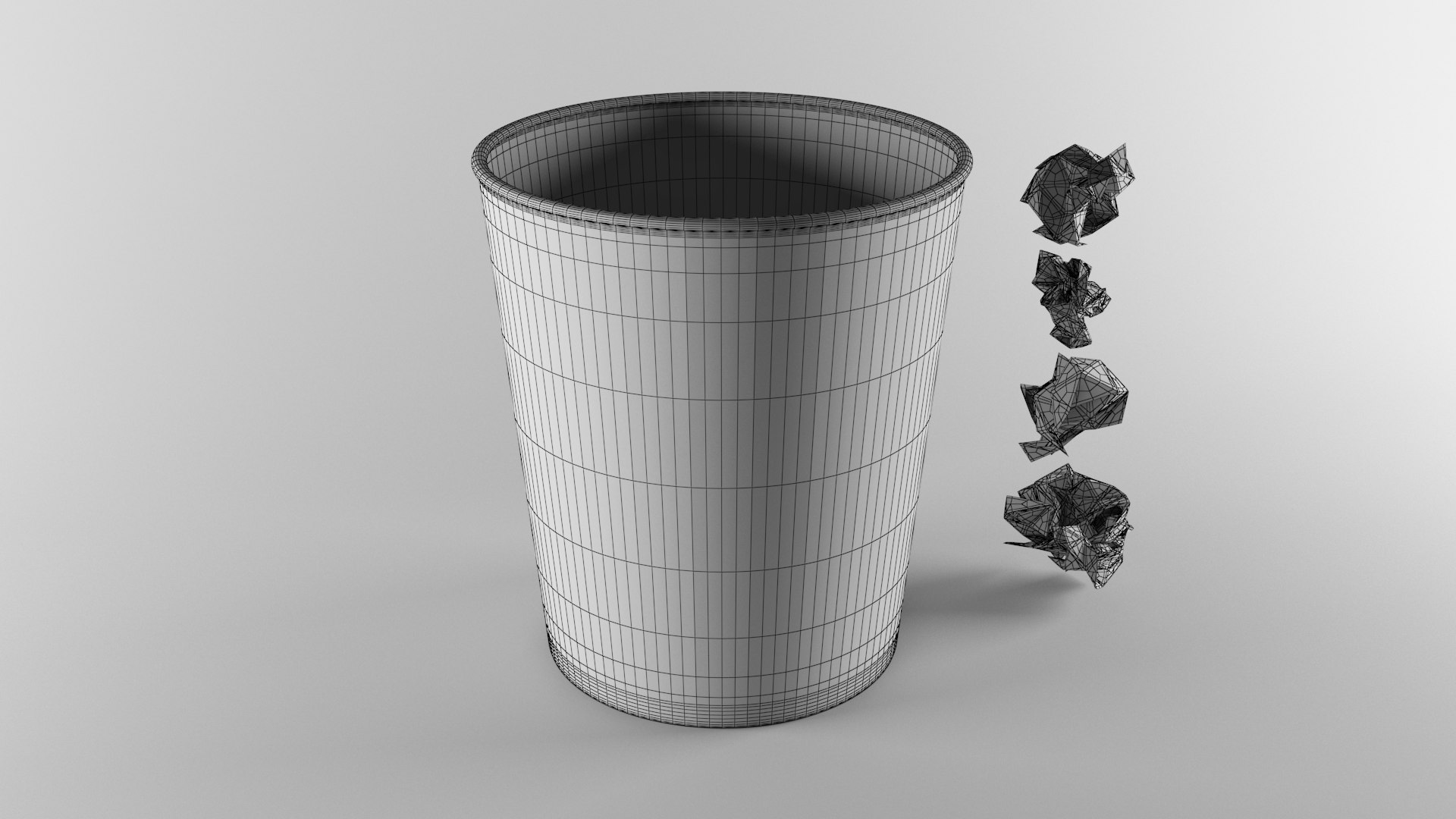 3D model crumpled paper trash - TurboSquid 1324160