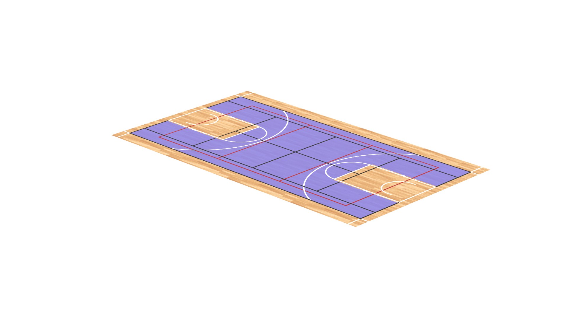 3D Multi-Sport Court - TurboSquid 2262049