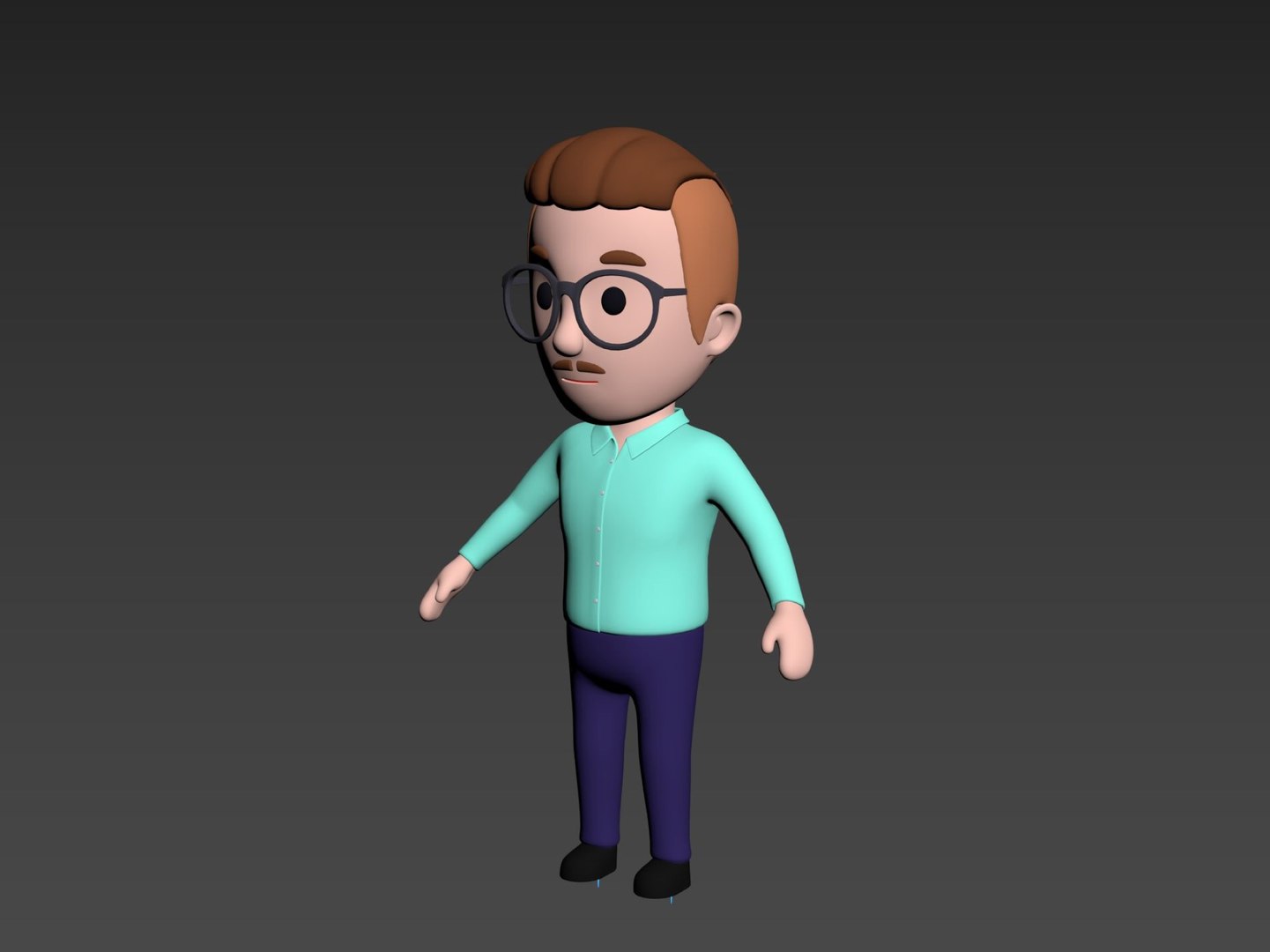 3D Cartoon Male Character Rigged 019 - TurboSquid 2370412