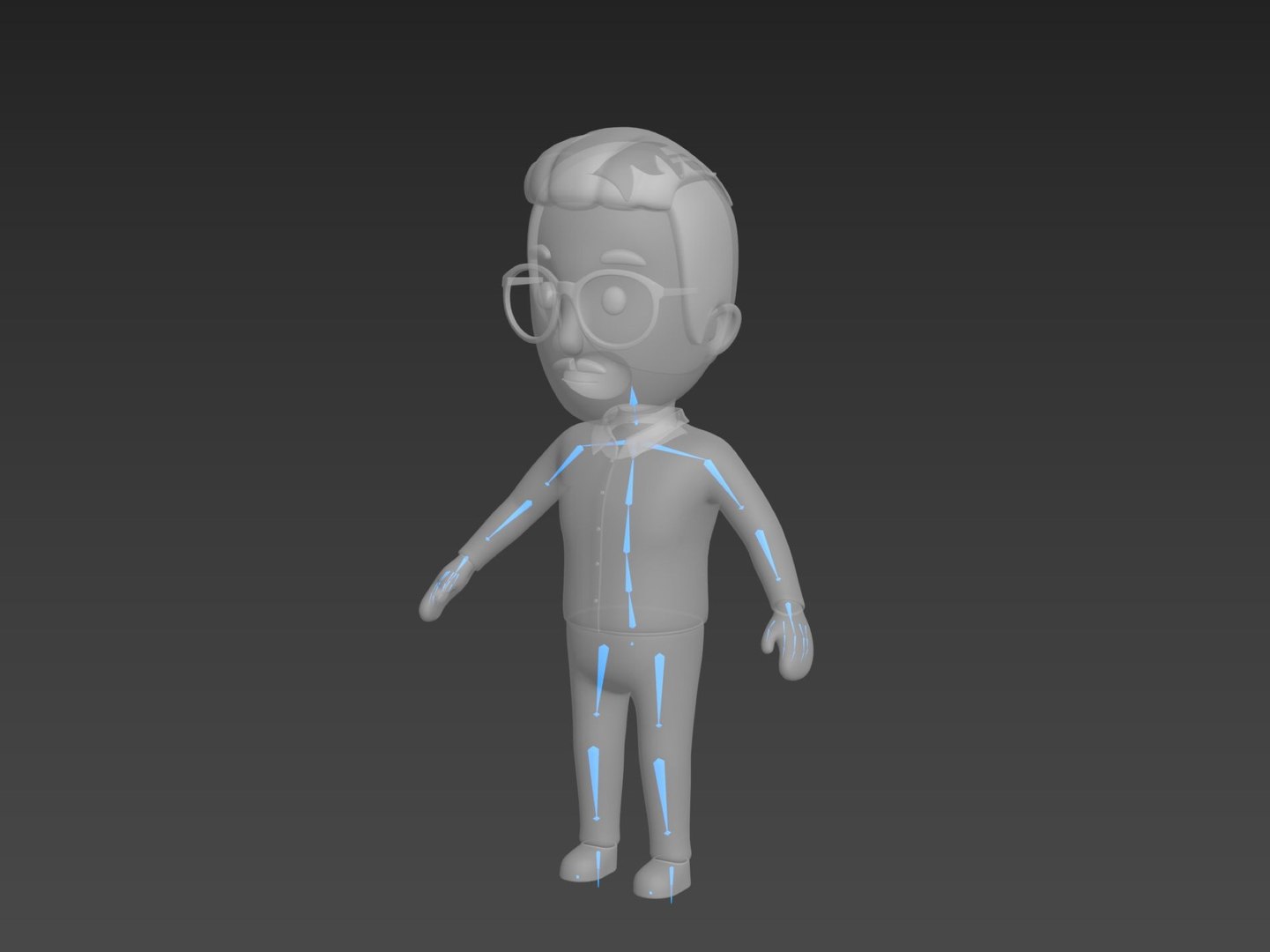 3D Cartoon Male Character Rigged 019 - TurboSquid 2370412