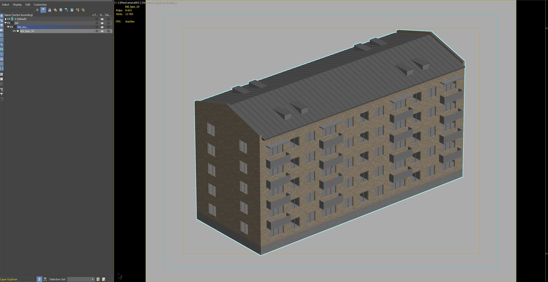 Residential 5-storey Apartment Building 3D Model - TurboSquid 1851685