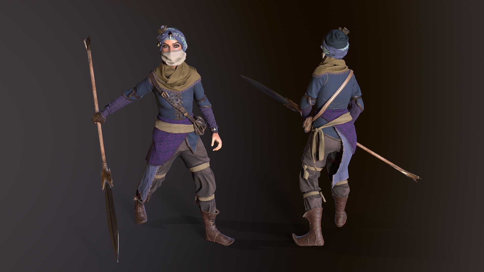 Eastern Warrior bundle model - TurboSquid 1954670
