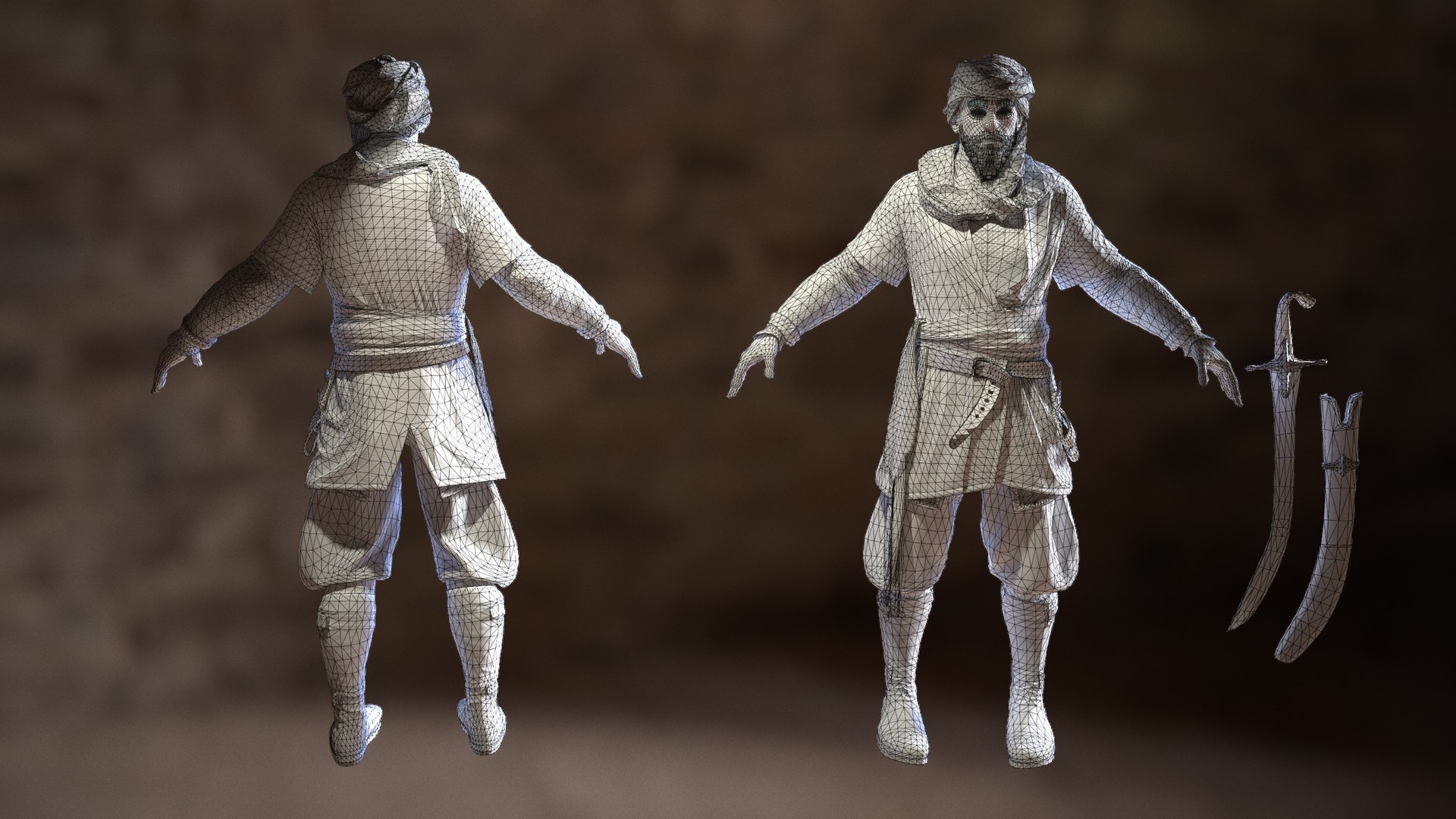 Eastern Warrior bundle model - TurboSquid 1954670