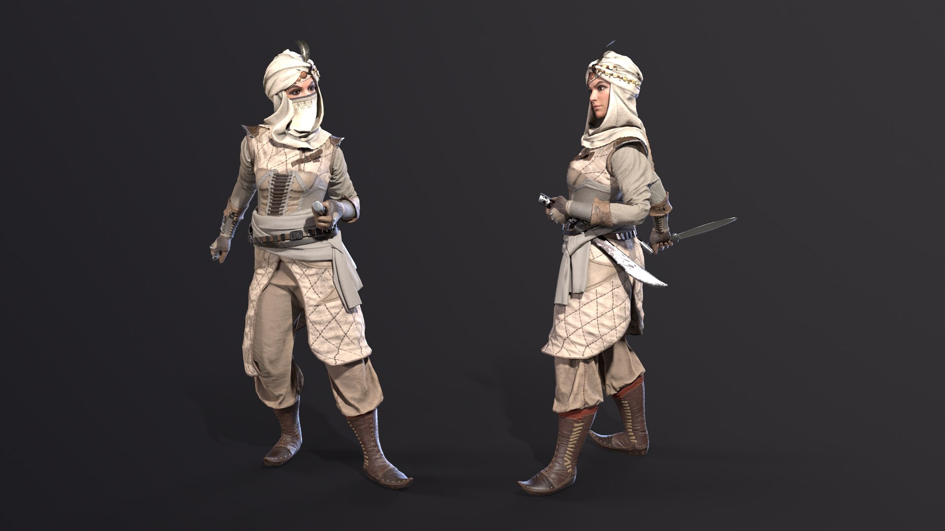 Eastern Warrior bundle model - TurboSquid 1954670