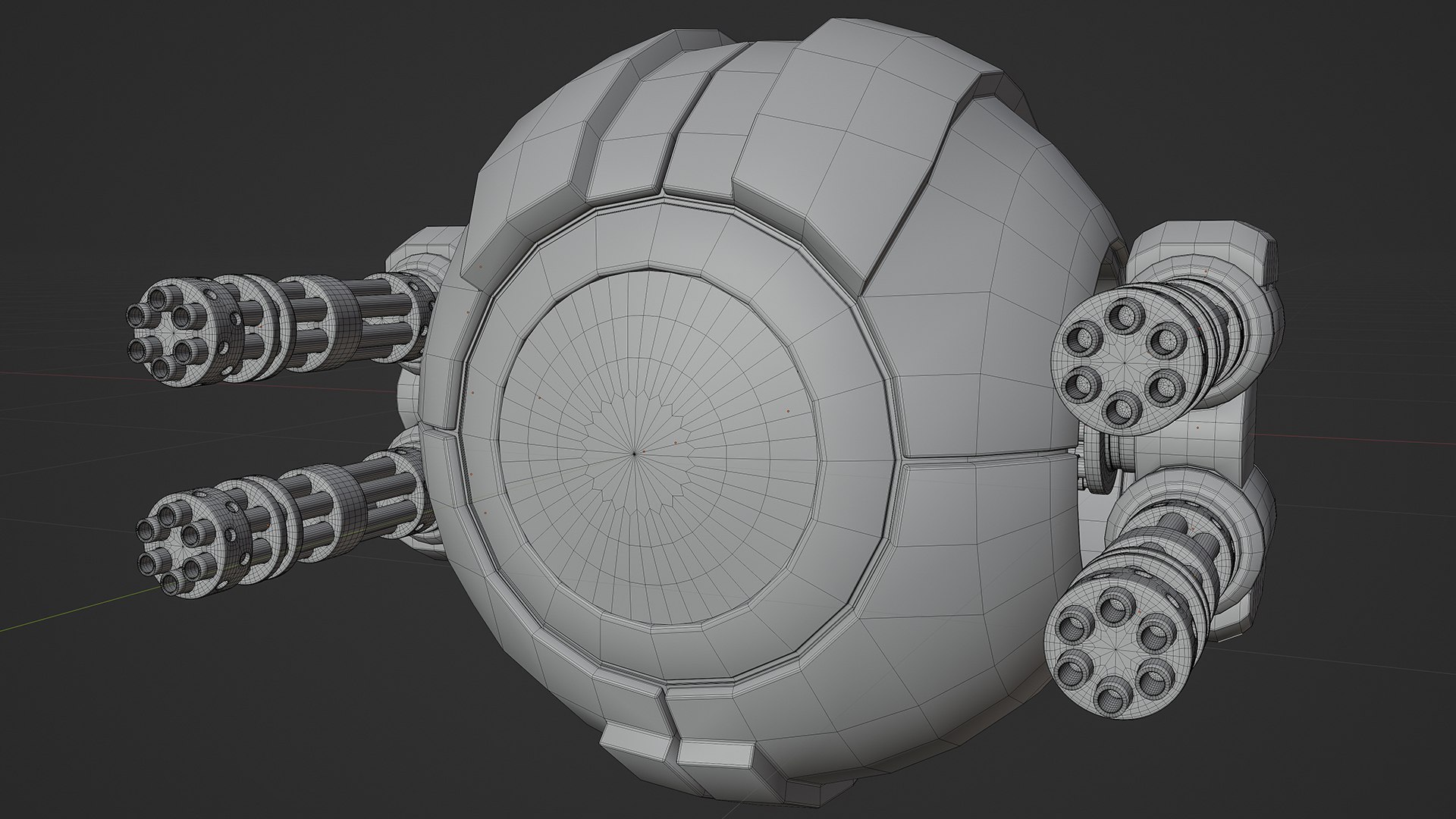 3D Spherical Drone Model - TurboSquid 2211617