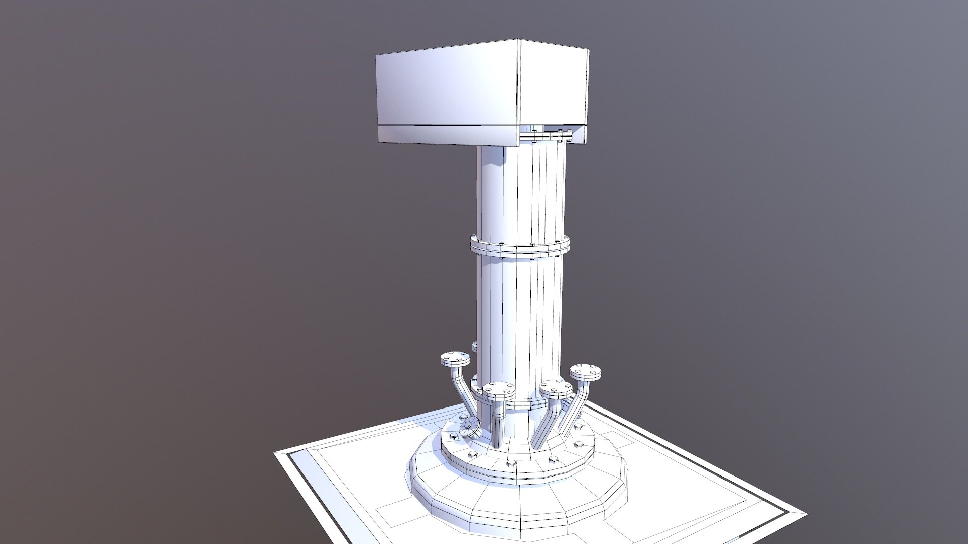 Sci-fi Vessel 3D Model - TurboSquid 2288865