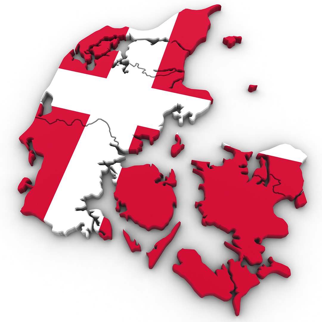 Denmark Regions 3D - TurboSquid 1301588