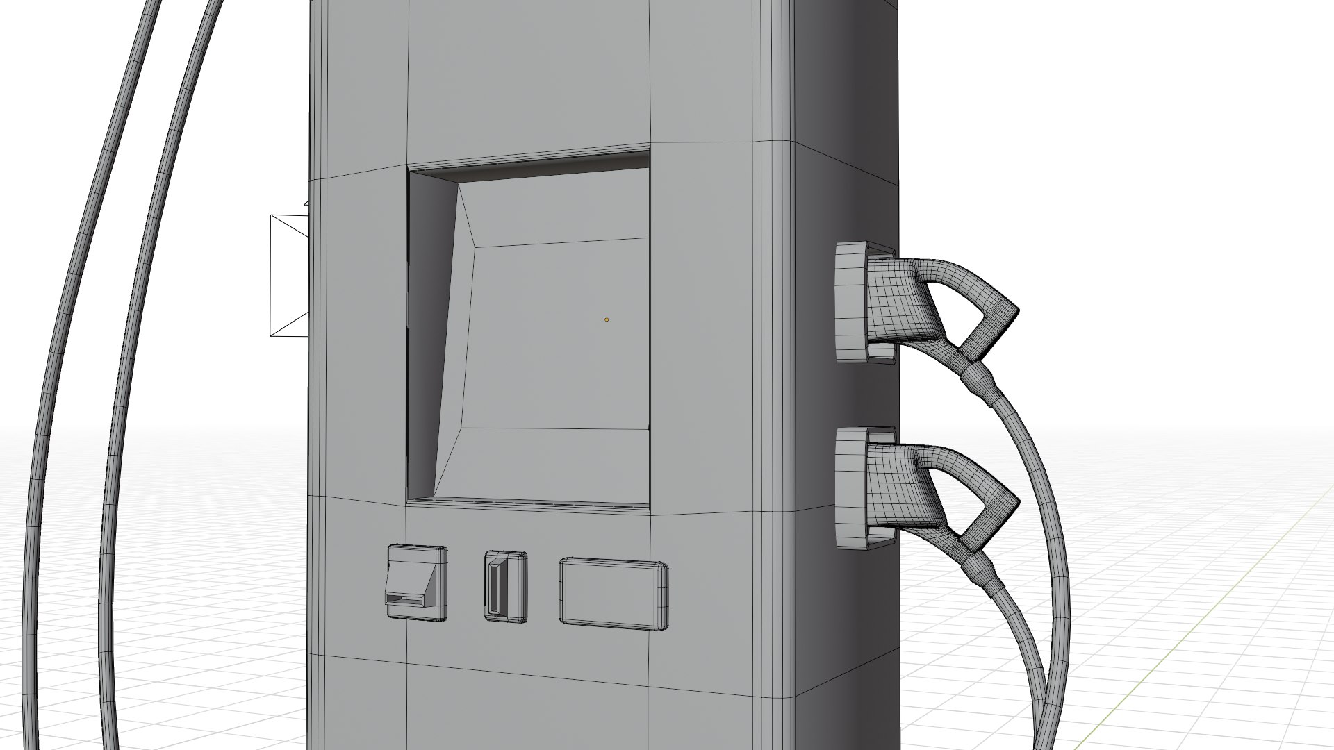 3D Electric Car Charging Station Unit - TurboSquid 1982170