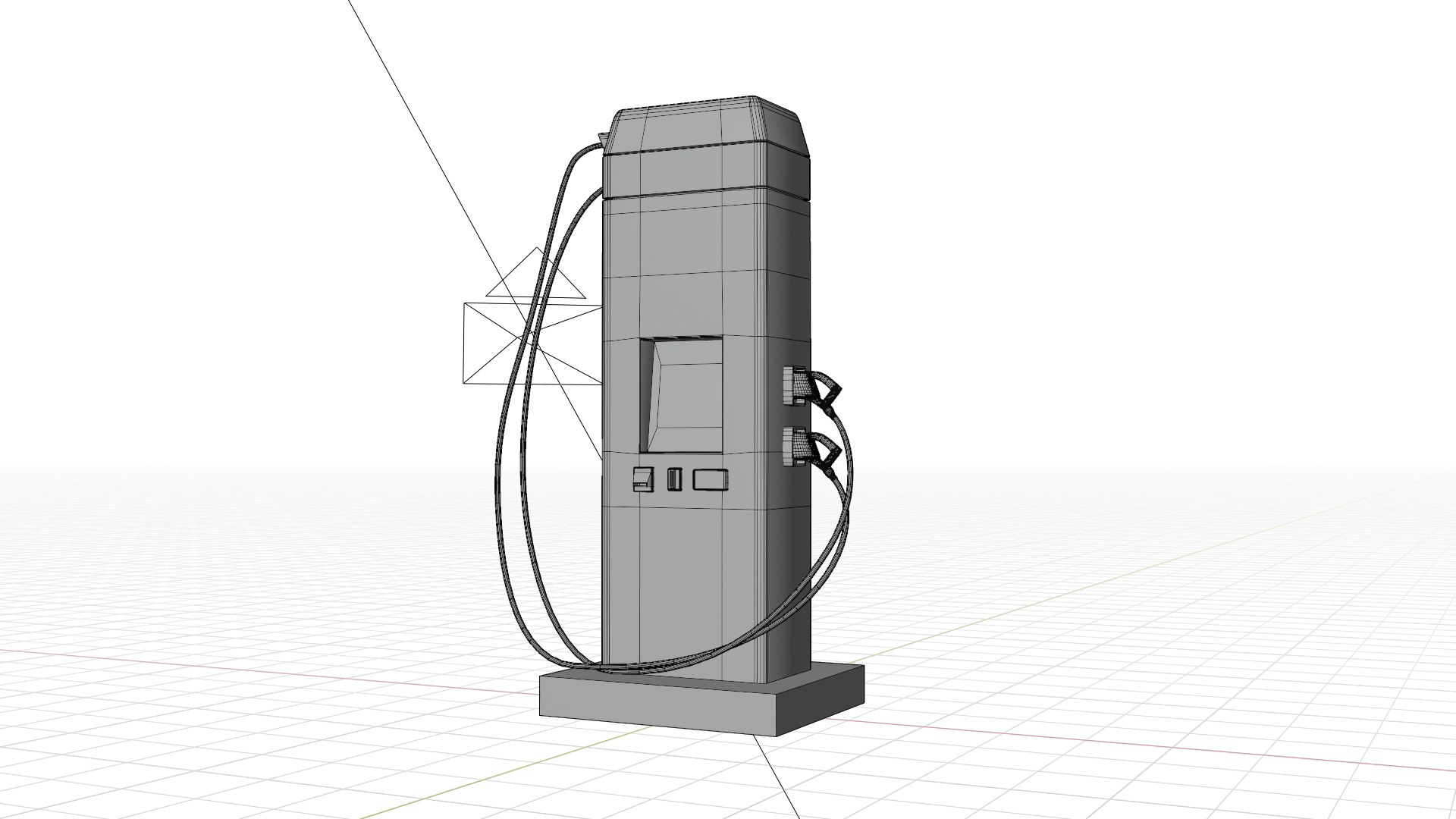 3D Electric Car Charging Station Unit - TurboSquid 1982170