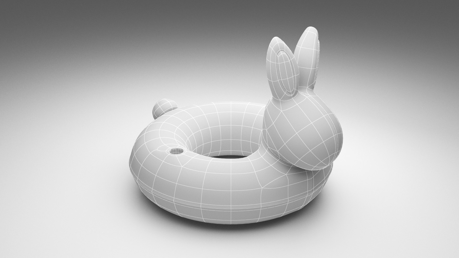 Inflatable Bunny Pool Float 3D Model - TurboSquid 2414206