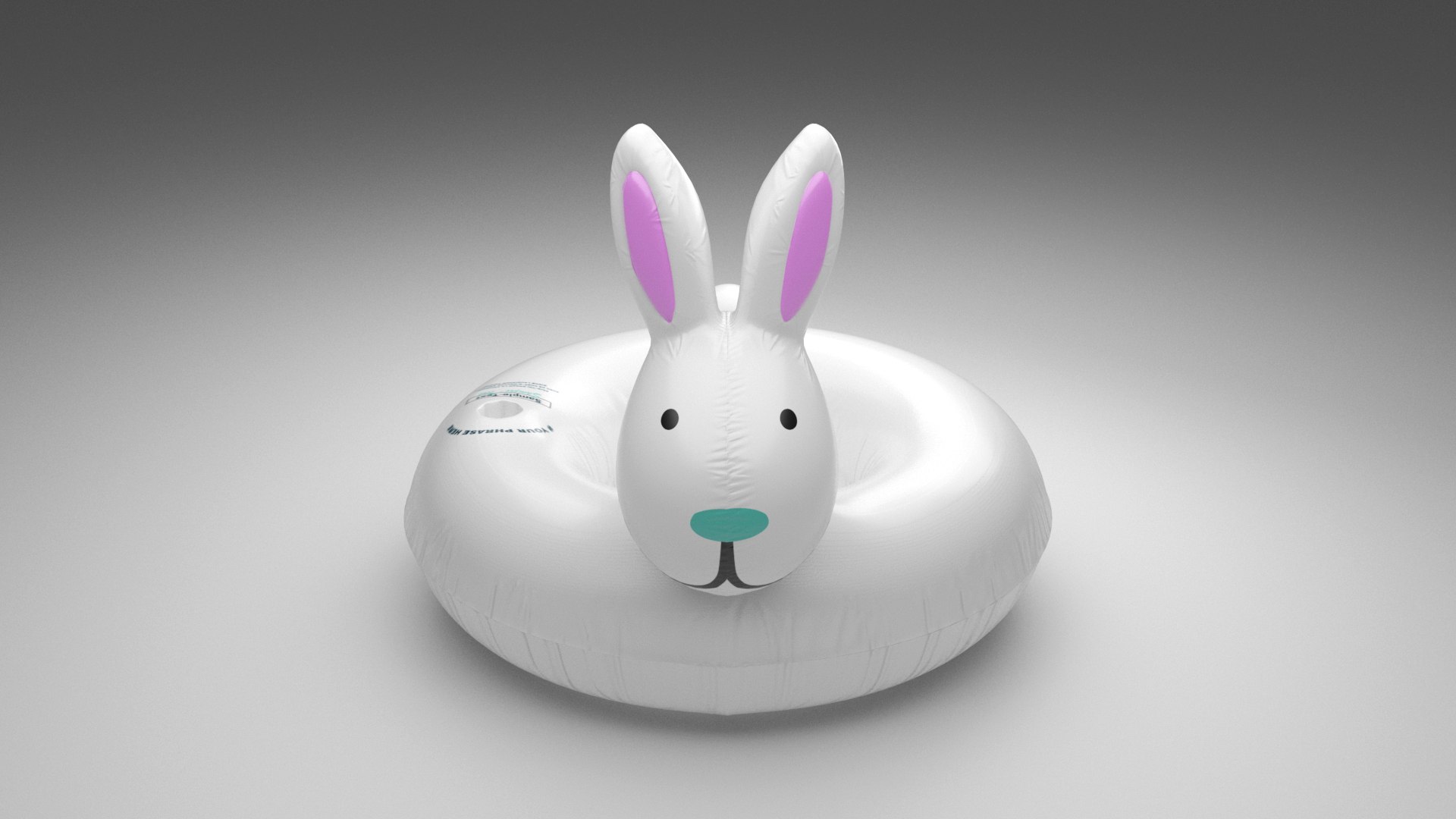 Inflatable Bunny Pool Float 3D Model - TurboSquid 2414206