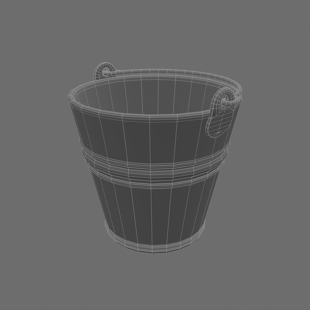 3D Low Poly Fire Bucket - TurboSquid 2279459