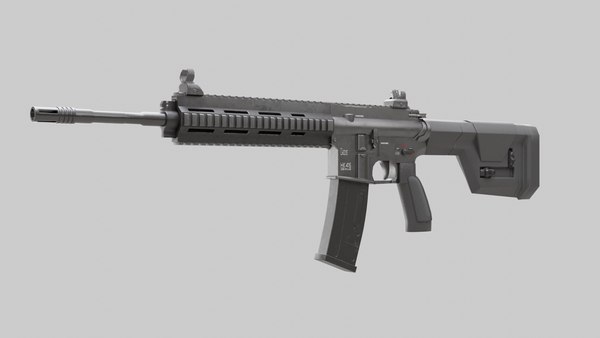 HK M416突击步枪3D模型 - TurboSquid 2149732