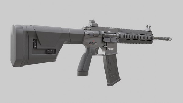 HK M416突击步枪3D模型 - TurboSquid 2149732