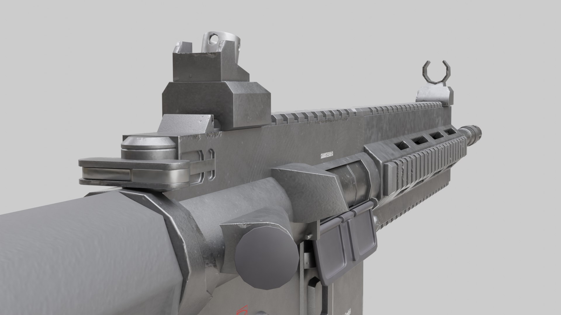 M416 Assault Rifle 3D Model - TurboSquid 2149732