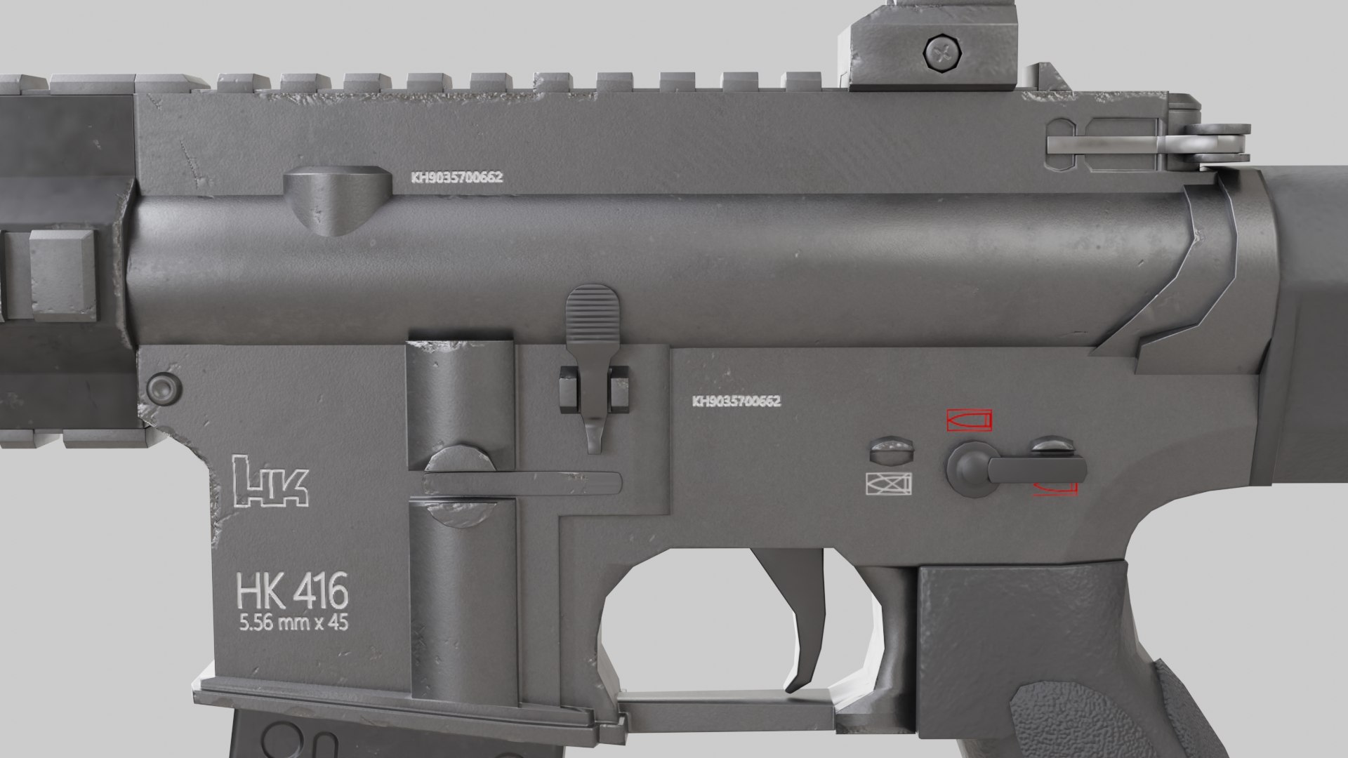 M416 Assault Rifle 3D Model - TurboSquid 2149732