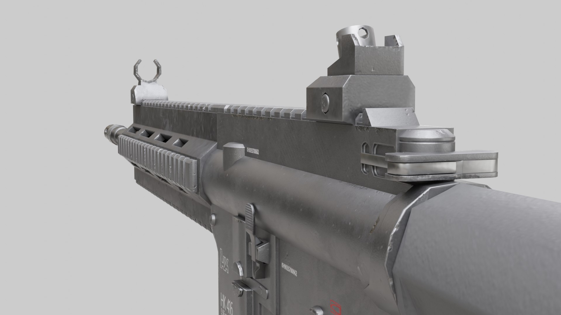 M416 Assault Rifle 3D Model - TurboSquid 2149732