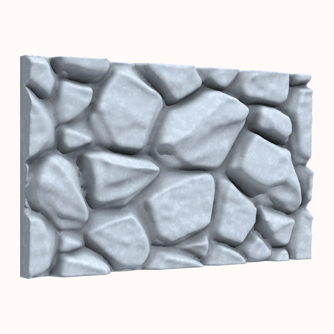 3D Stone Walls - 6 Models Asset_02 Model - TurboSquid 2416501