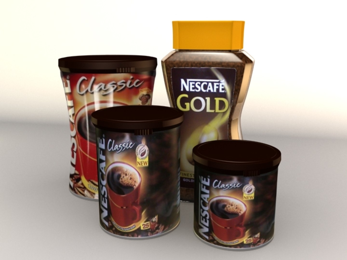 3d Model Nescafe