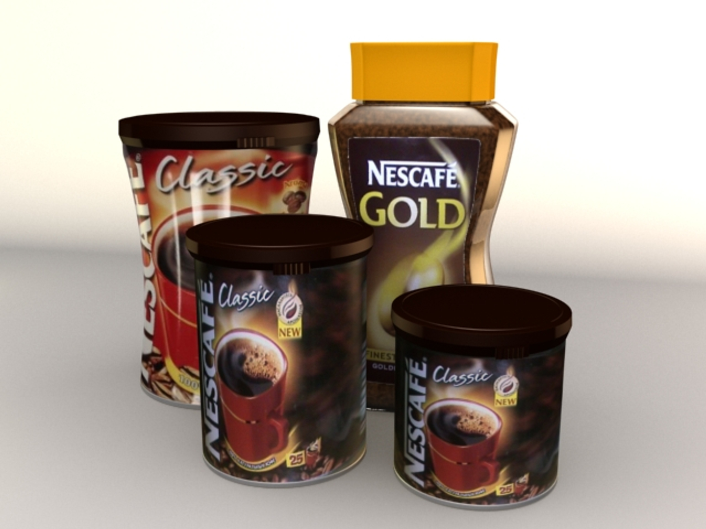 3d model nescafe