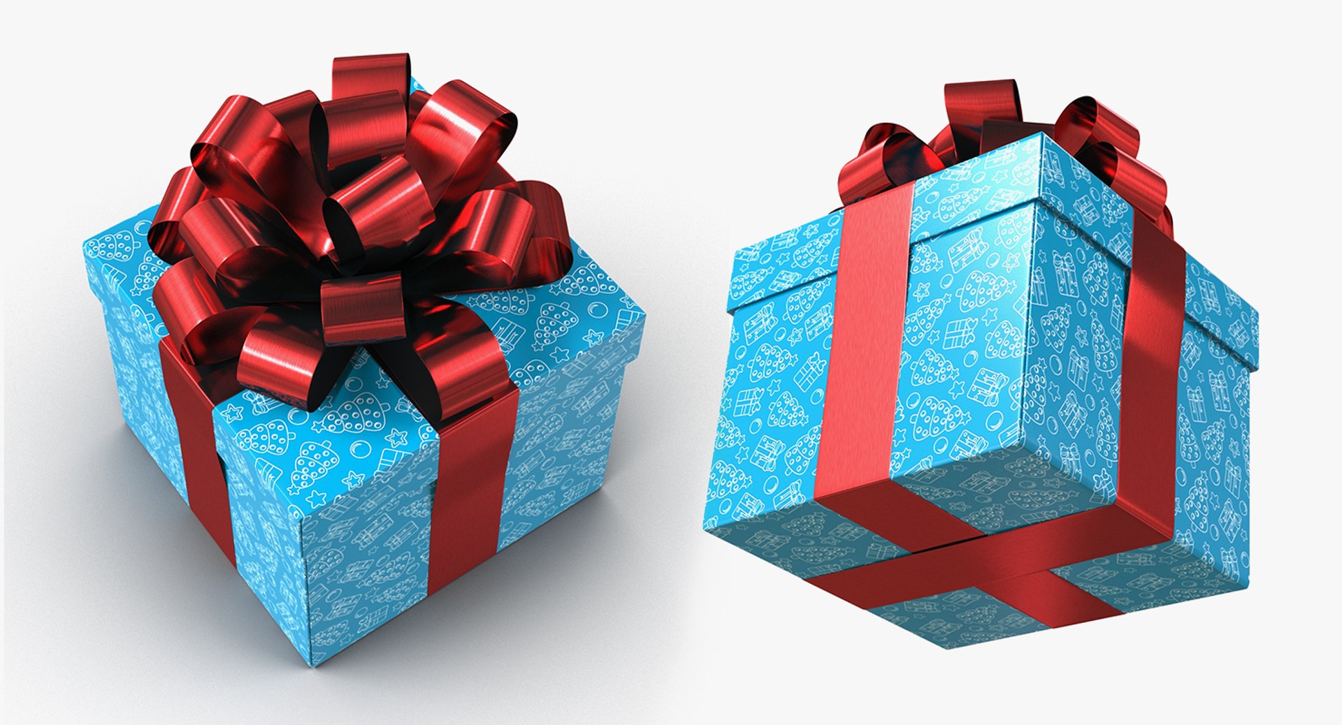 3D Christmas Tree Giftboxes Gifts - TurboSquid 1474534
