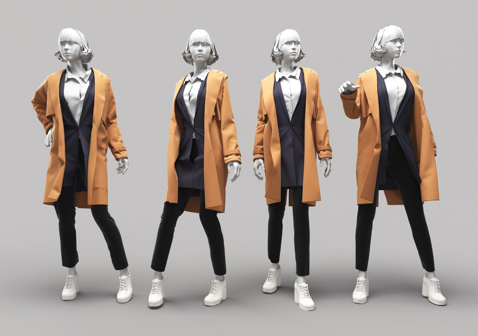 3D Female Cloting 14 - TurboSquid 1603268