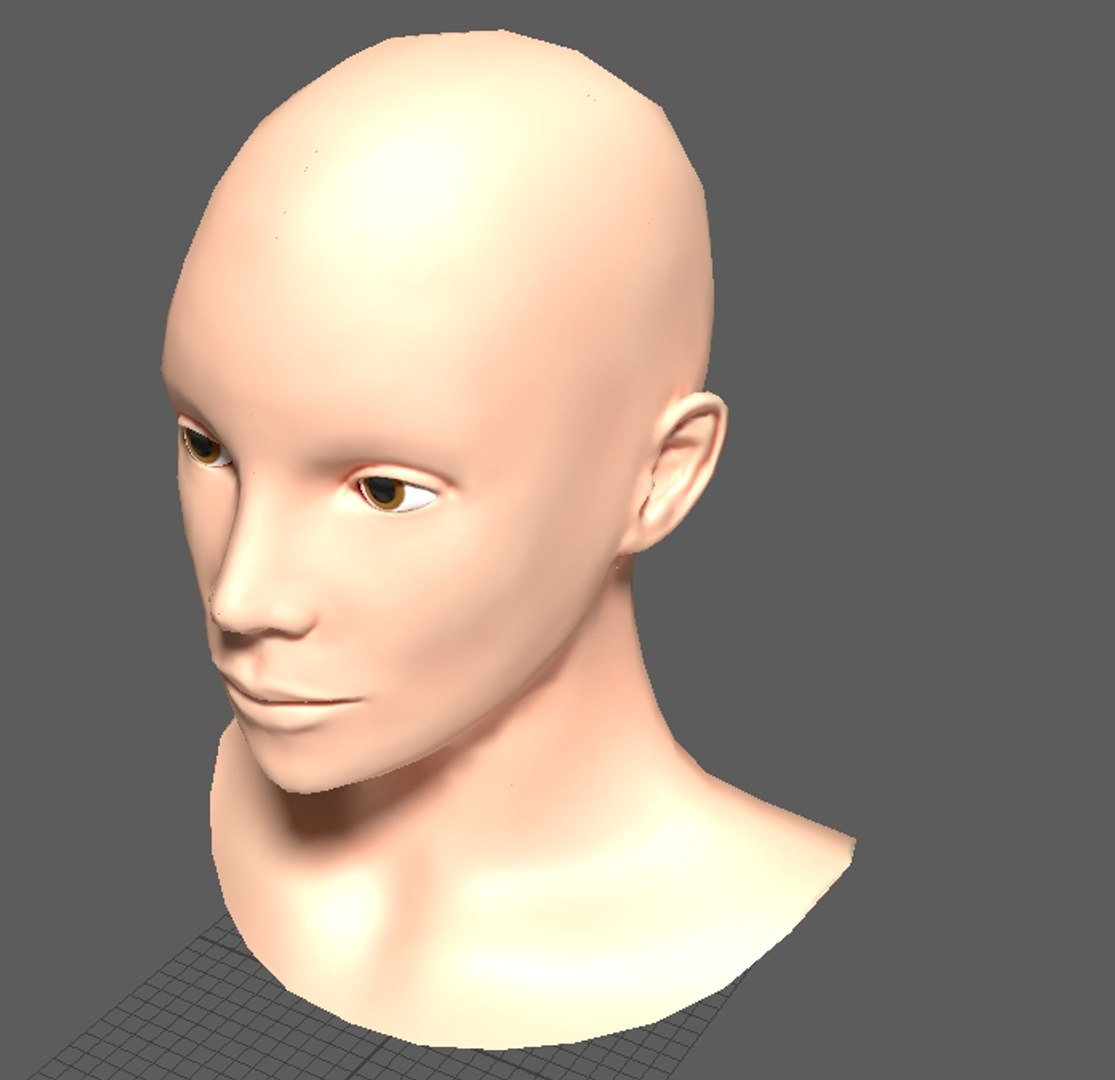 3D Human Head Female Ar - TurboSquid 1355634