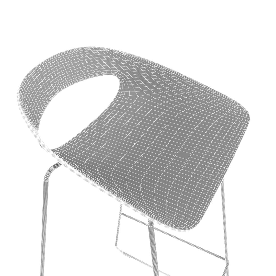 3d Stool Vienna Chair Model