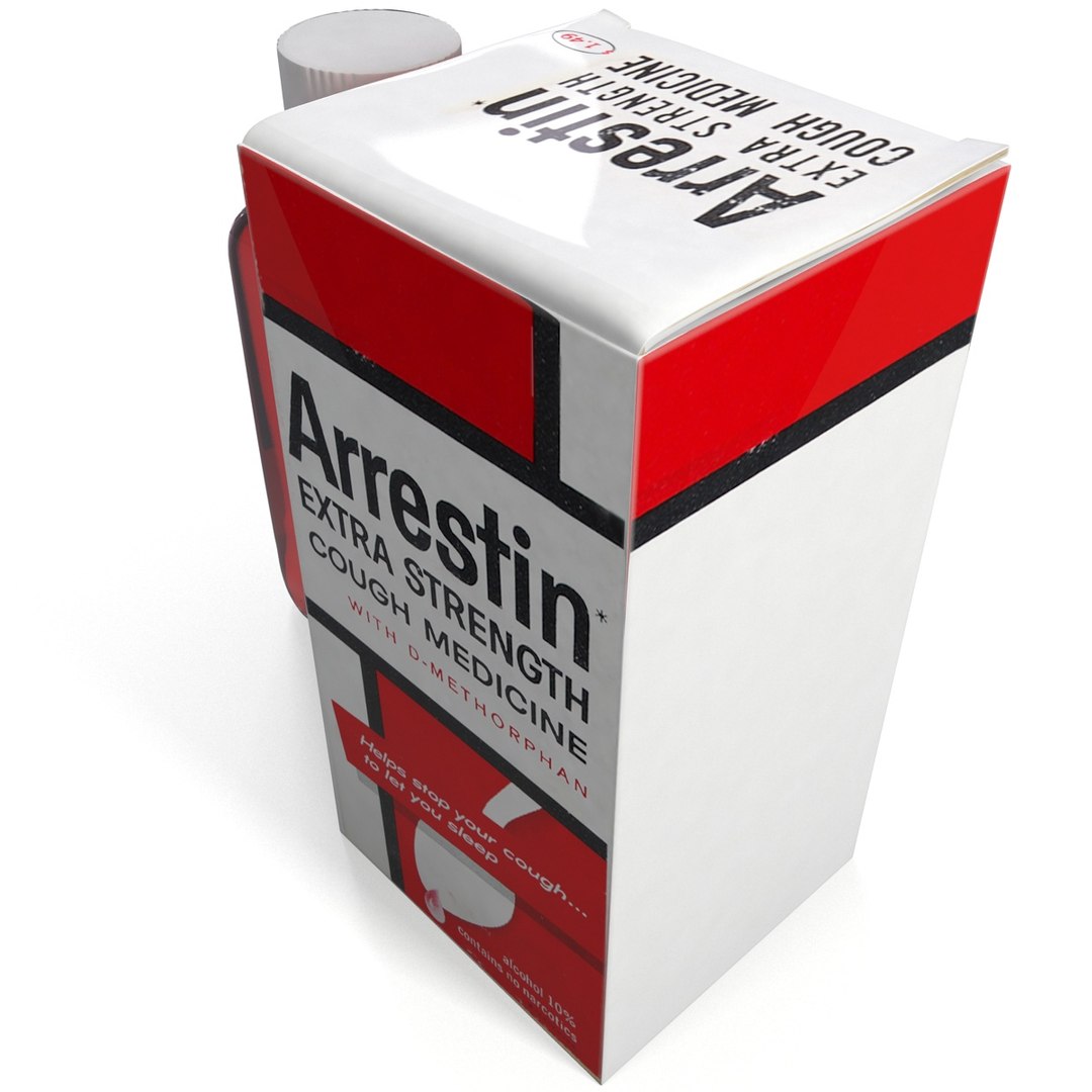 Cough Medicine 3d Model