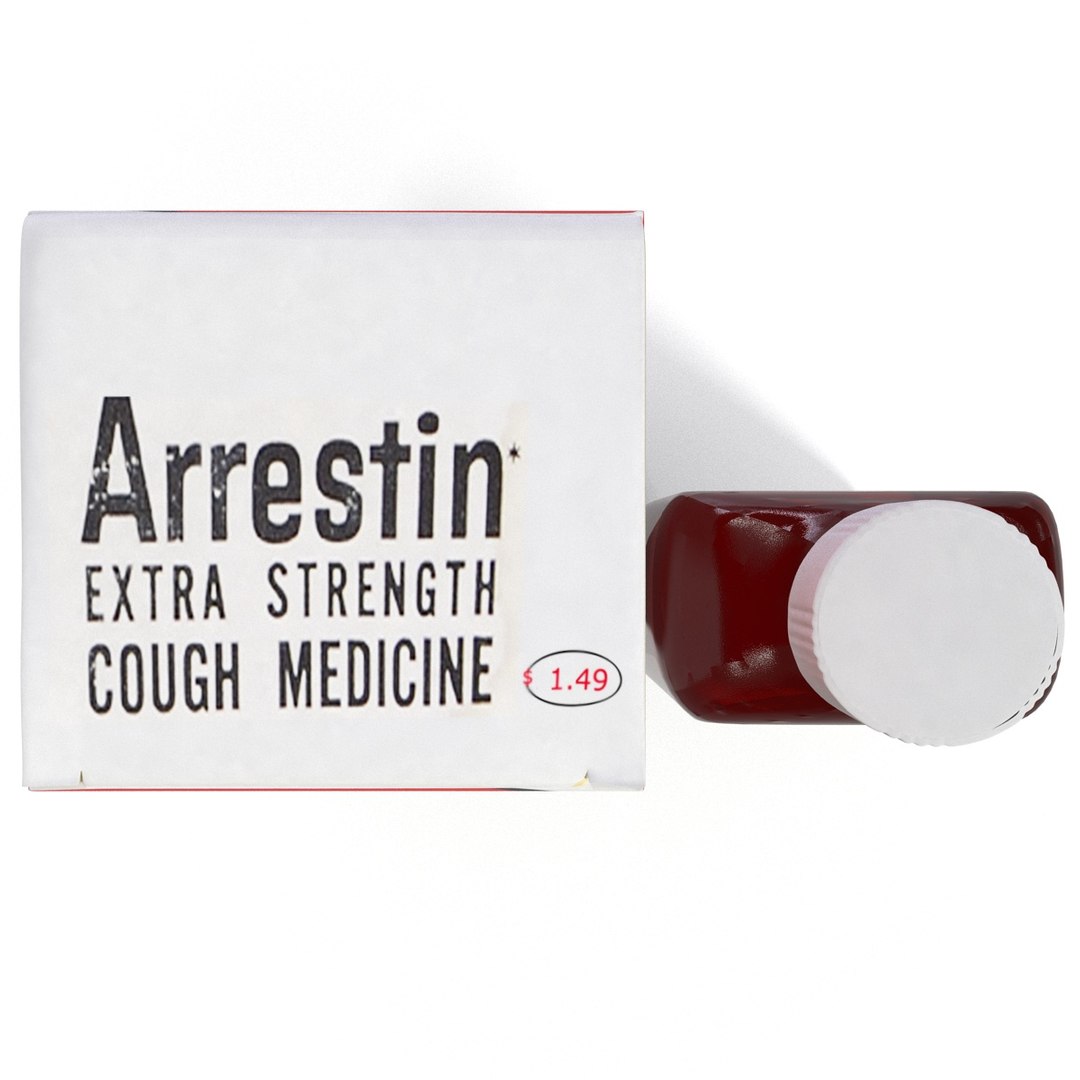 Cough Medicine 3d Model