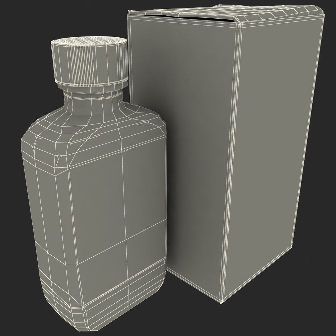 cough medicine 3d model