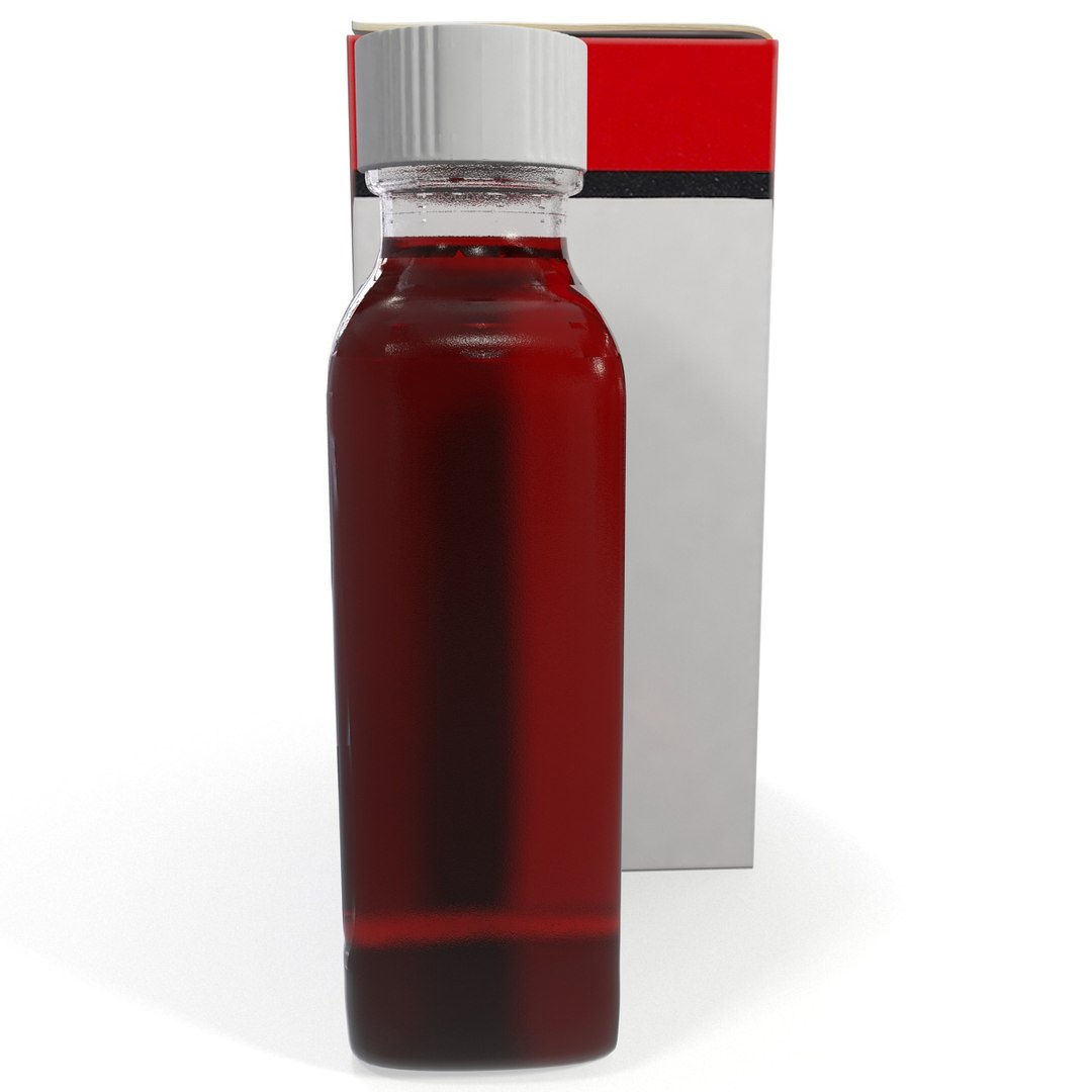Cough Medicine 3d Model
