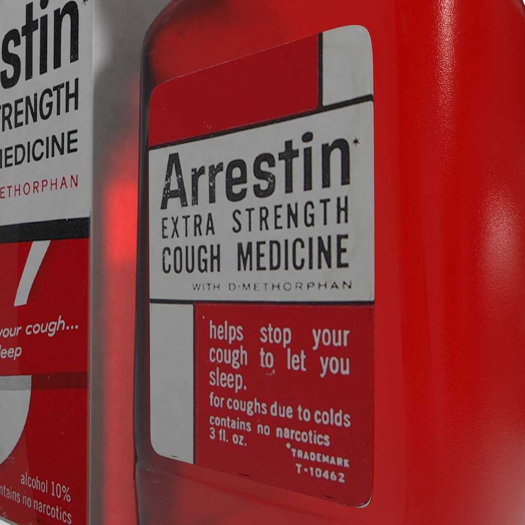 Cough Medicine 3d Model