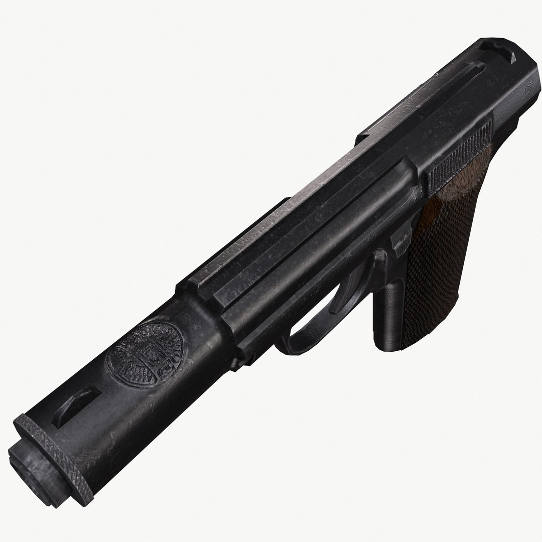 Astra 300 Pistol 3d Obj