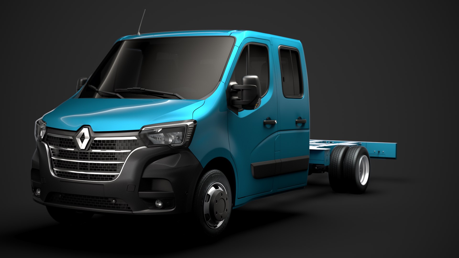 Renault master crewcab dw 3D model - TurboSquid 1544584